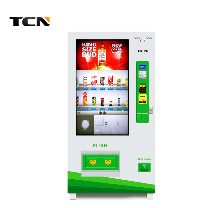 TCN-D720-8C(50SP) electronic smart combo touch screen vending machine ...